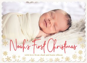 39+ Sweet Messages To Write On Your Baby's First Christmas Card ...